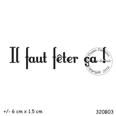 Anniversaire et Fête : TAMPON IL FAUT FETER CA par Meldon